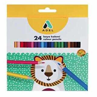 Adel 24 Renk Kuru Boya Kalemi - - Fiyat & Satın Al - Kitapsepeti