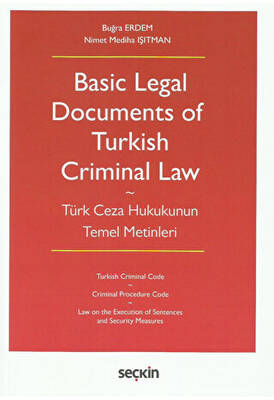Basic Legal Documents of Turkish Criminal Law - Buğra Erdem - Fiyat ...